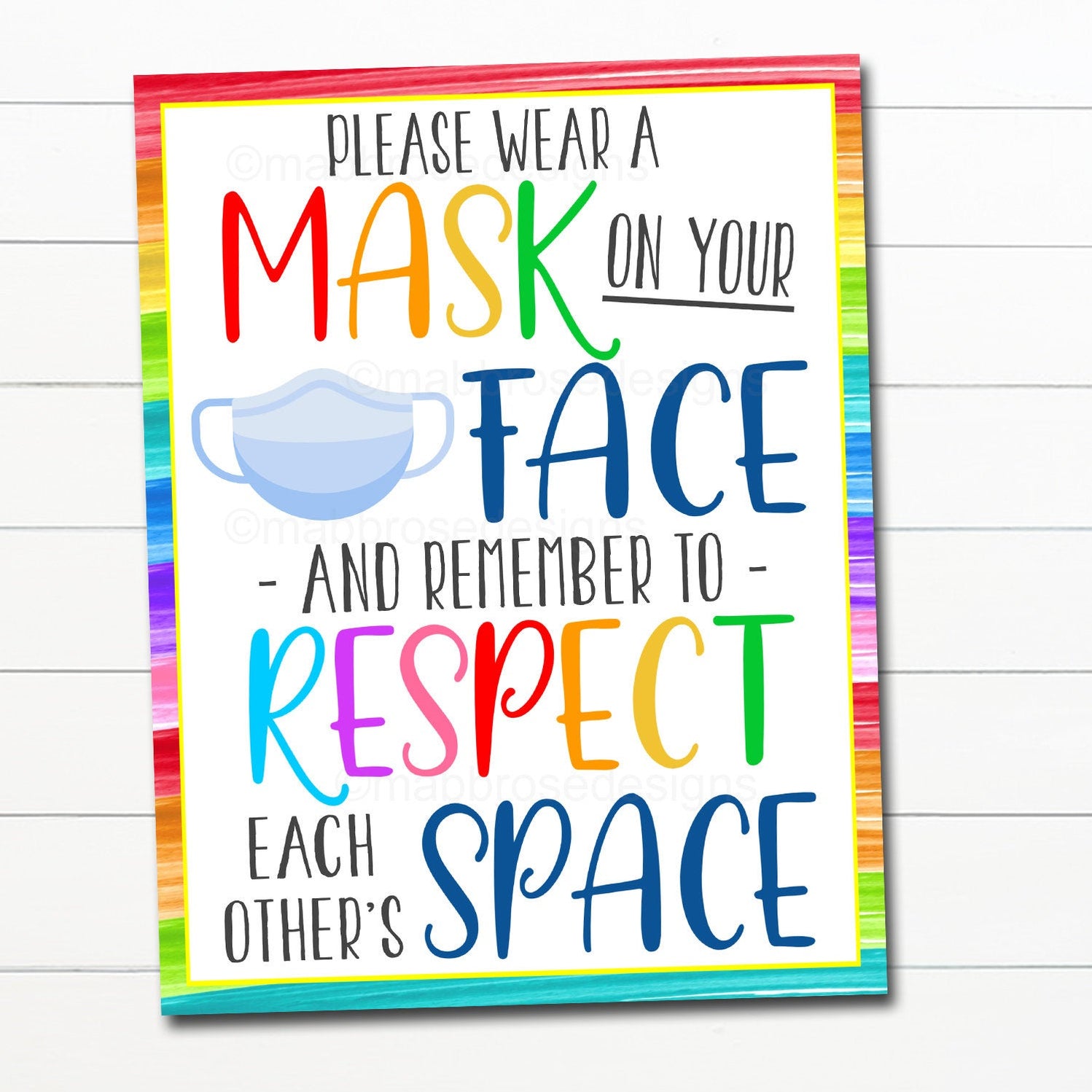 School Covid-19 Health Signs | TidyLady Printables