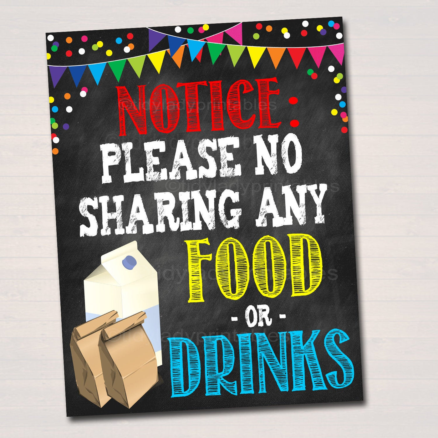 School Health Safety Rules Poster Set | TidyLady Printables