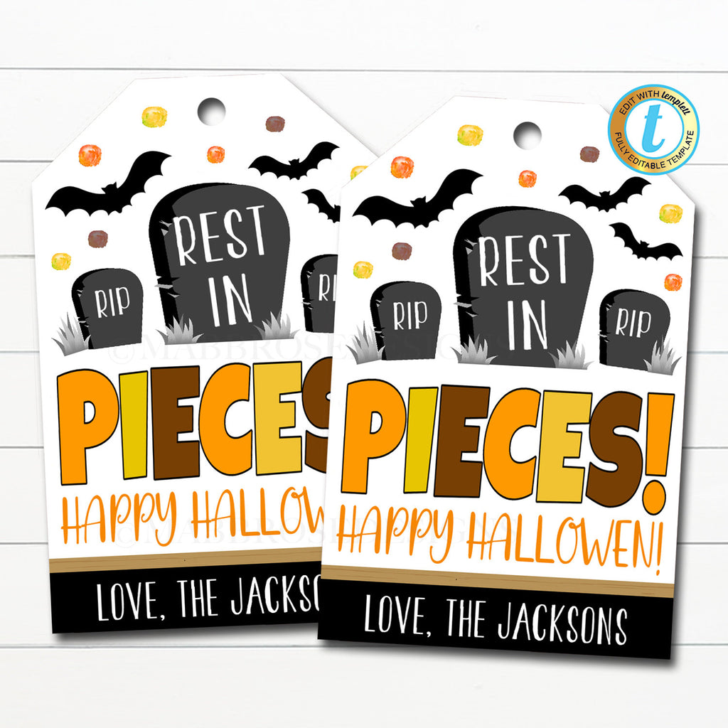 Halloween Gift, Tags & Labels | TidyLady Printables