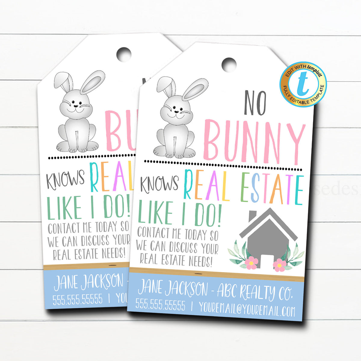 Easter Realtor Pop By Gift Tags | TidyLady Printables