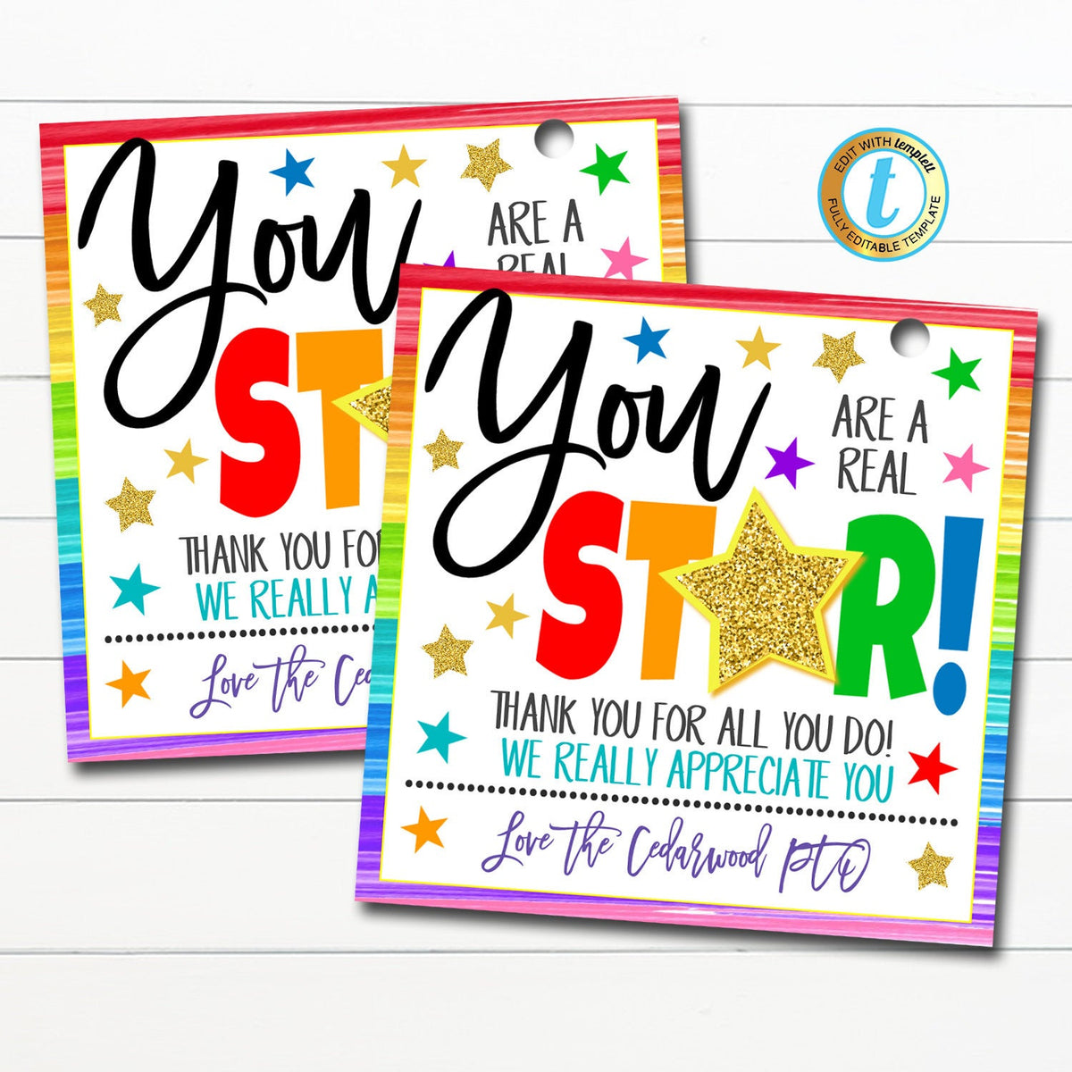 Appreciation Gift Tags | Bursting with Appreciation Candy — TidyLady ...