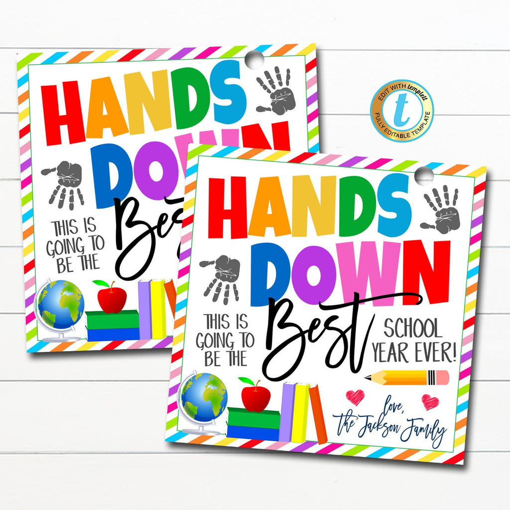 First Day Of School Gift Tags & Labels | TidyLady Printables
