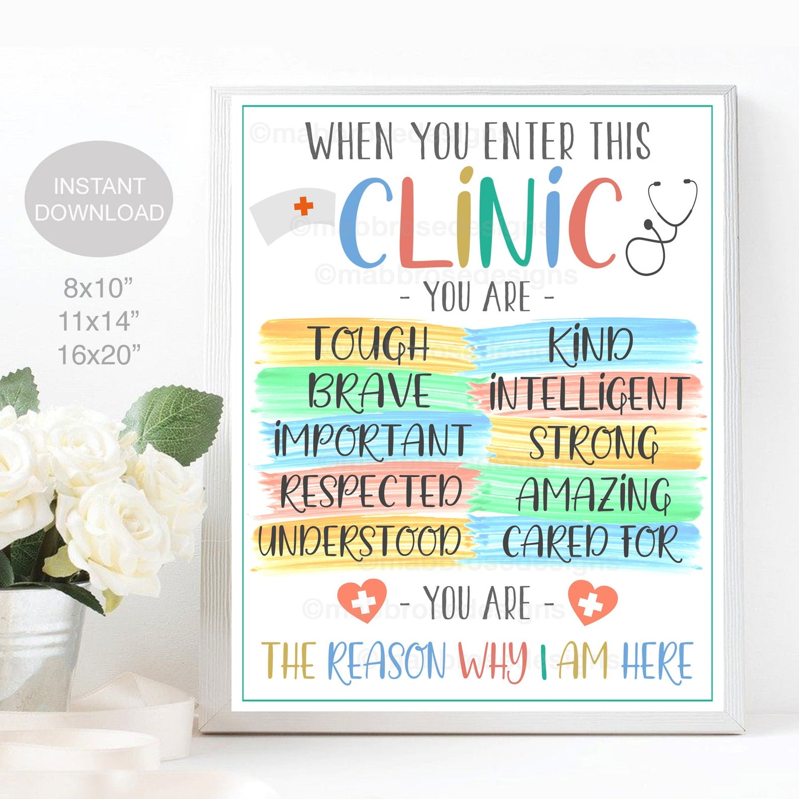 School Health Office Poster | When you Enter This Clinic — TidyLady ...