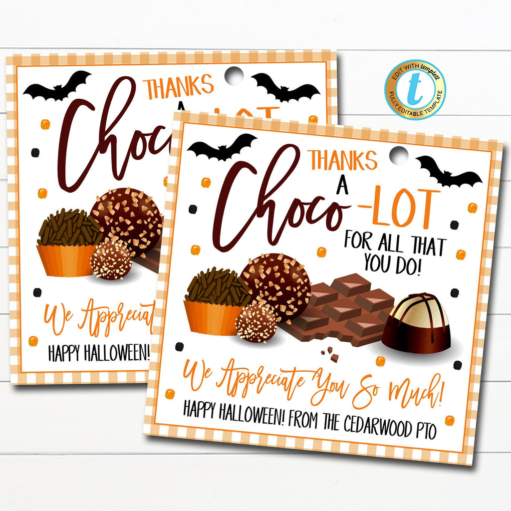 Halloween Gift, Tags & Labels | TidyLady Printables