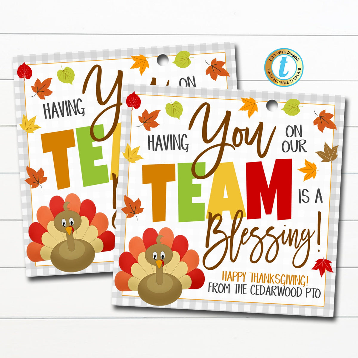 Thanksgiving Appreciation Tag | TidyLady Printables