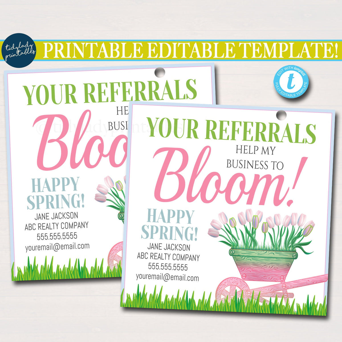 Easter Pop by Tags | Your Referrals Help My Business to Bloom ...