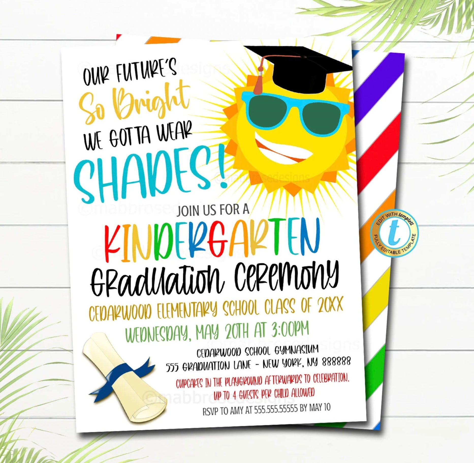 Future is So Bright Graduation Party Set | TidyLady Printables