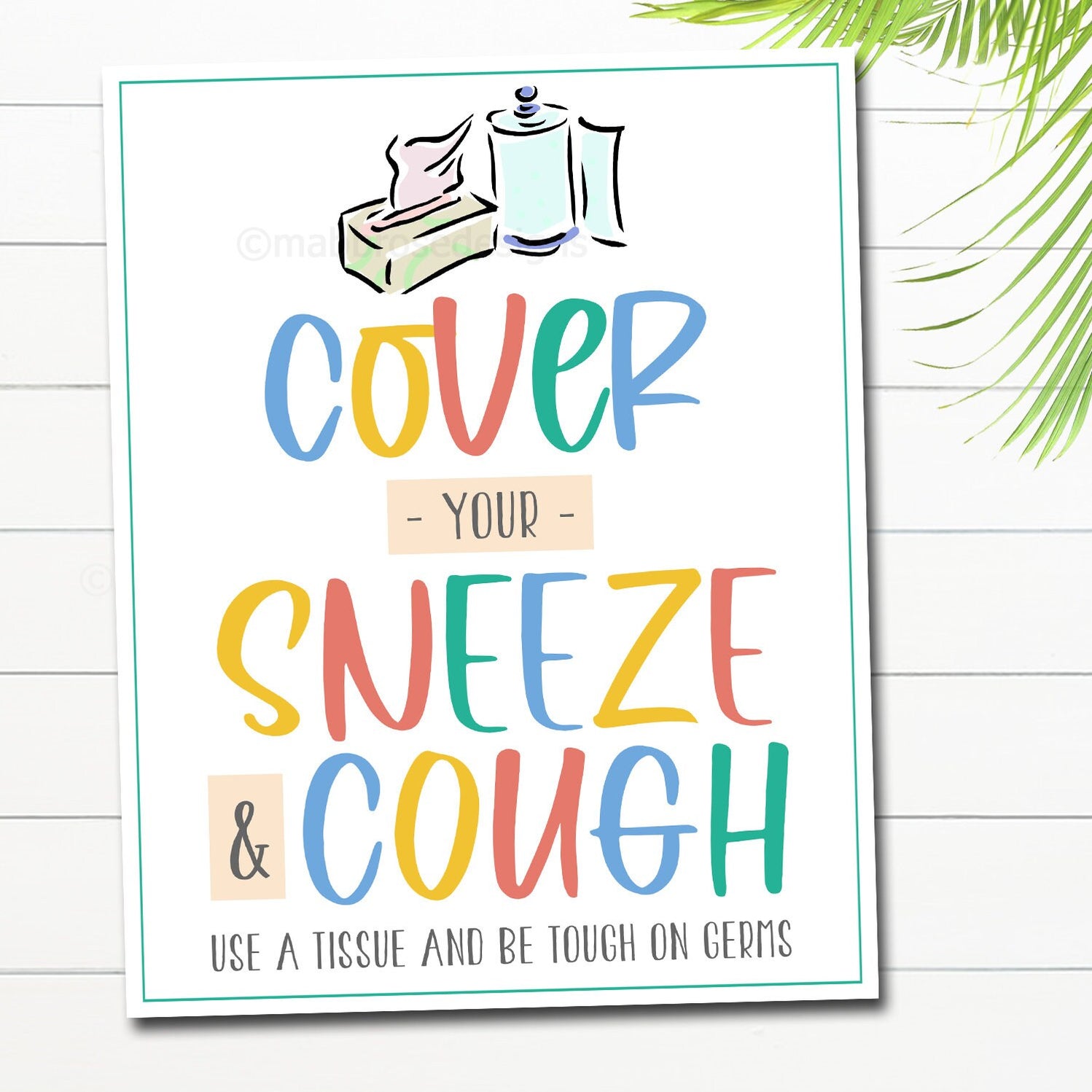 Health Room Office Posters, School Nurse Health Posters — TidyLady ...