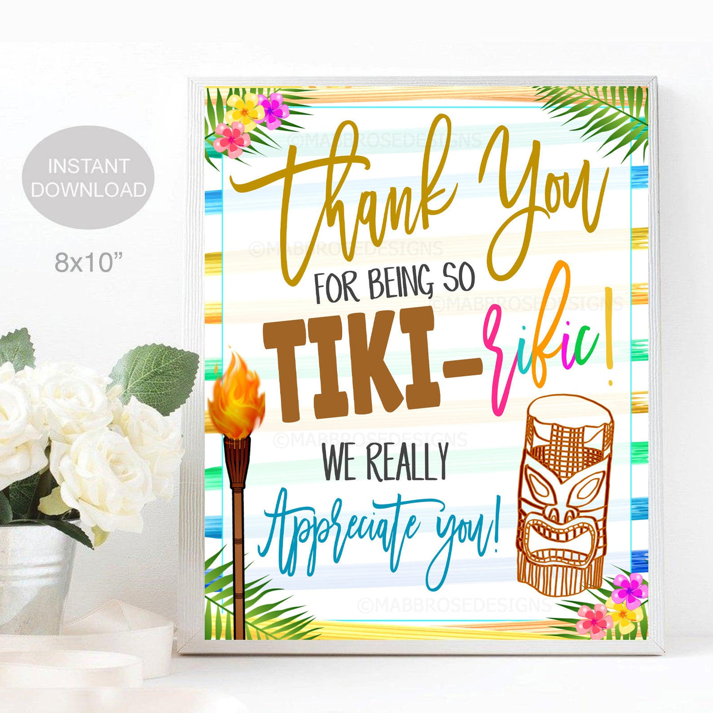 Thank you for Being Tiki-Riffic | Tropical Beach Appreciation ...