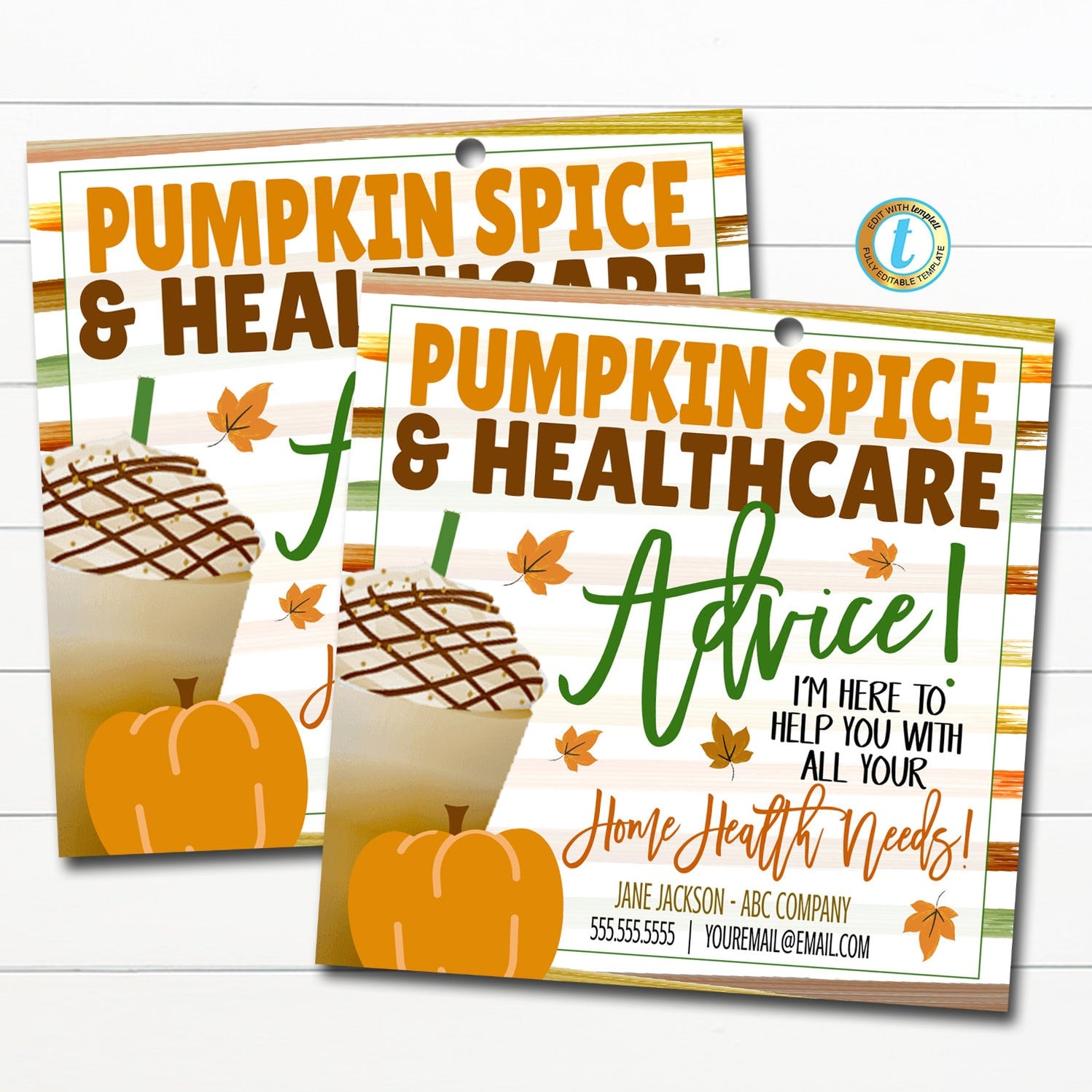 Fall Healthcare Pop By Tag | Pumpkin Spice Healthcare Advice — TidyLady ...
