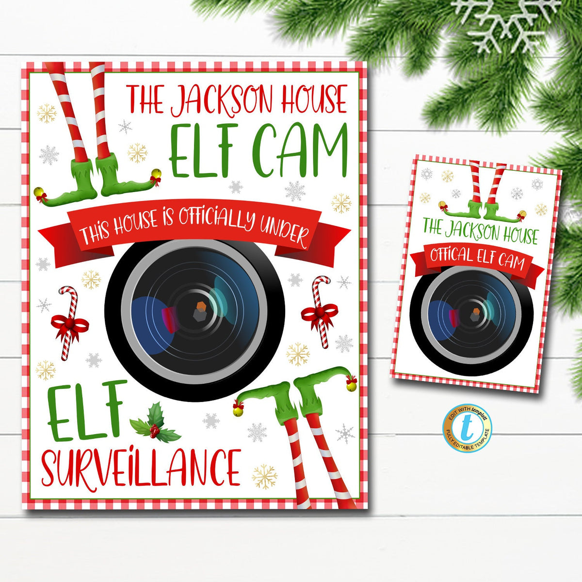 Elf Cam Printable | Holiday Elf Activity Ideas — TidyLady Printables