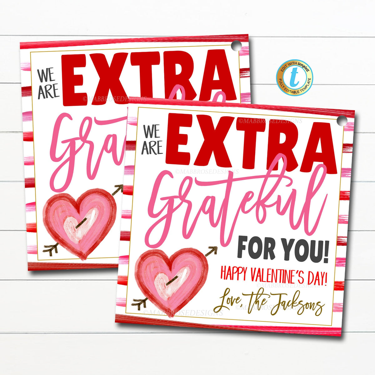 Valentines Thank You Gift Tags | Teacher Staff Employee Nurse ...