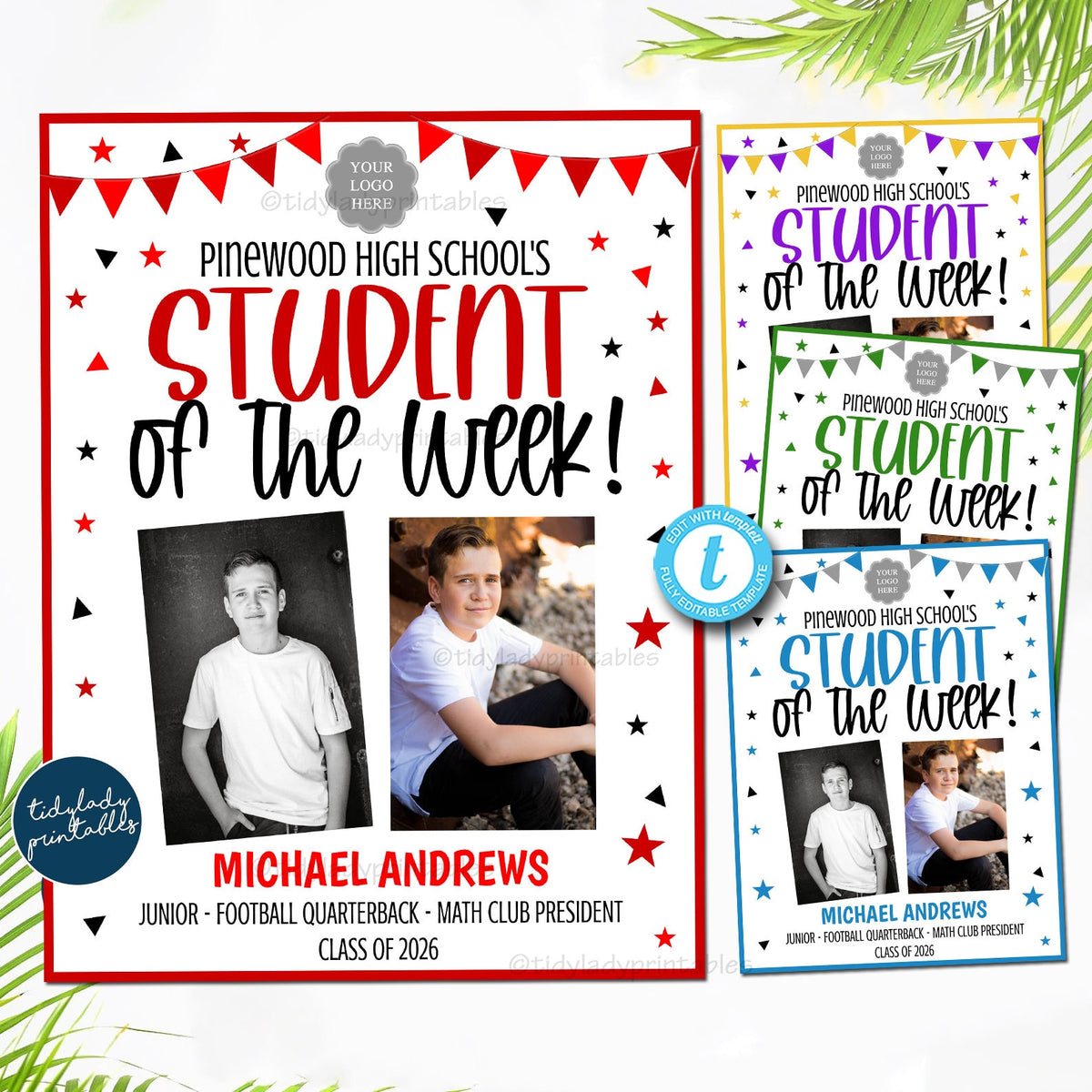 Student of the Week Printable | TidyLady Printables