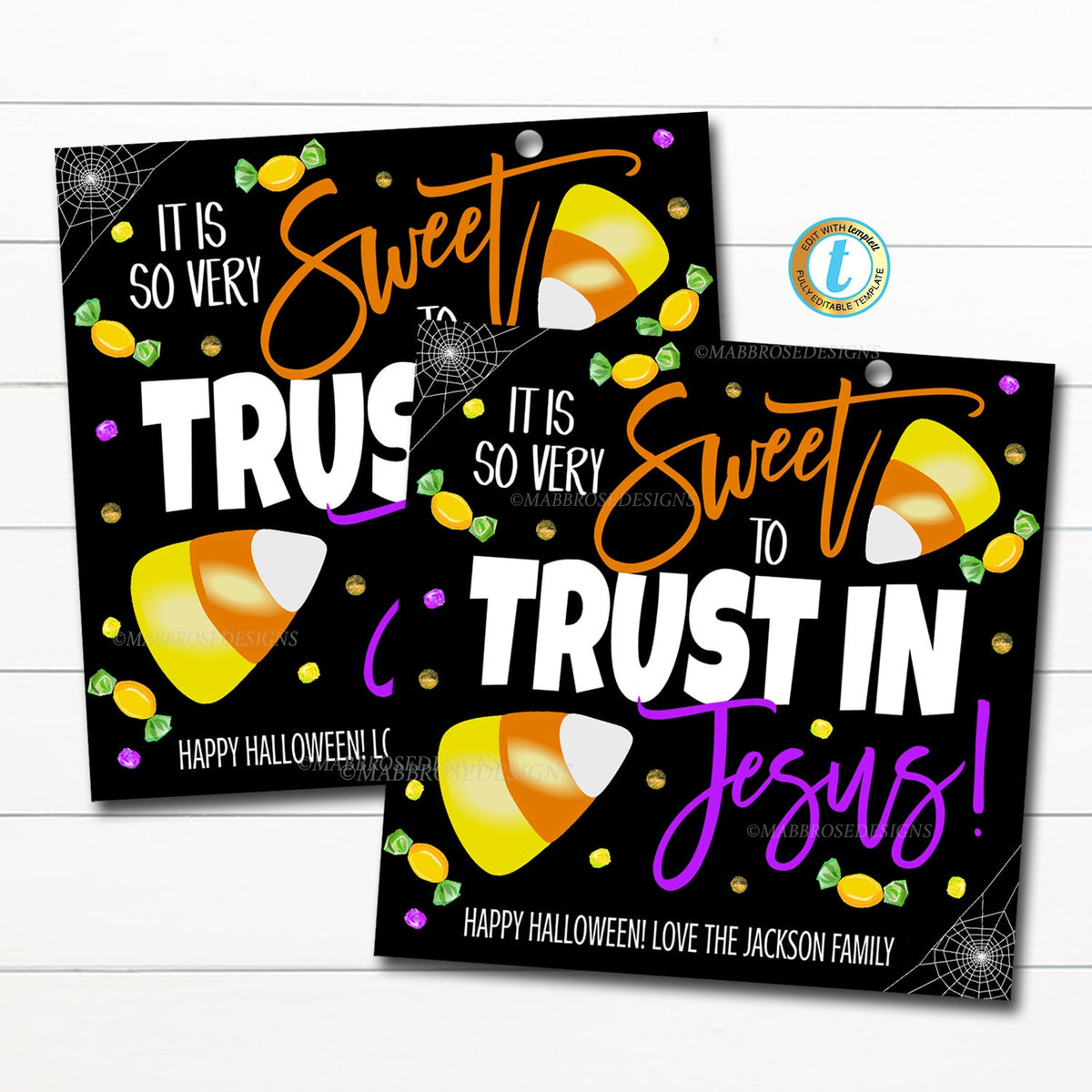 Halloween Religious Gift Tag, Church Catholic School Teacher — TidyLady ...