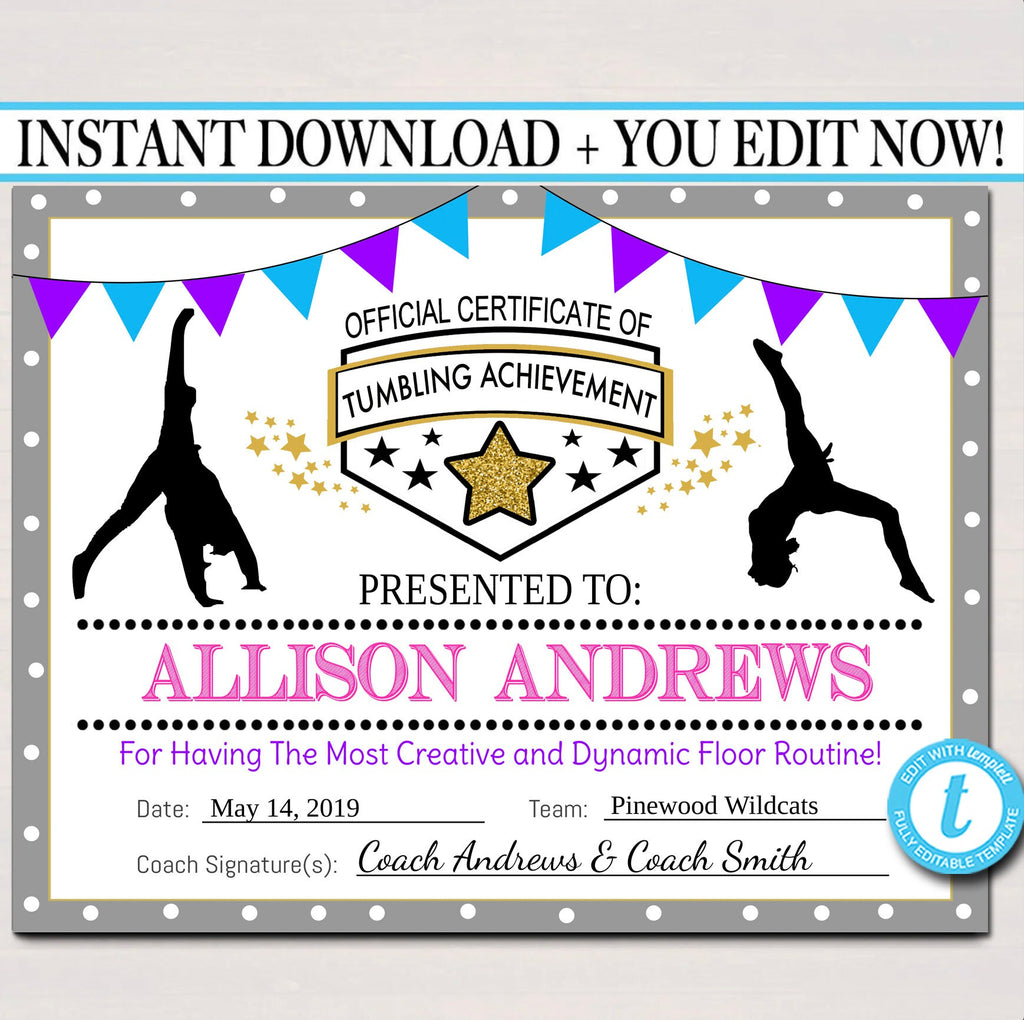 Gymnastics Theme | TidyLady Printables