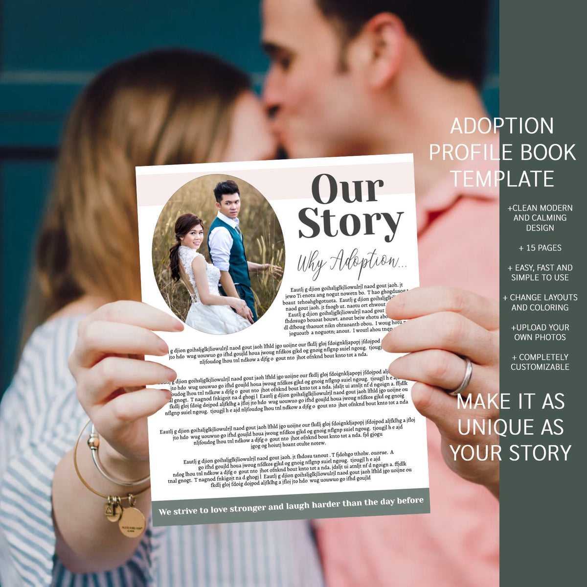 Adoption Profile Book, All About Us Family, Adoption Journey — TidyLady ...