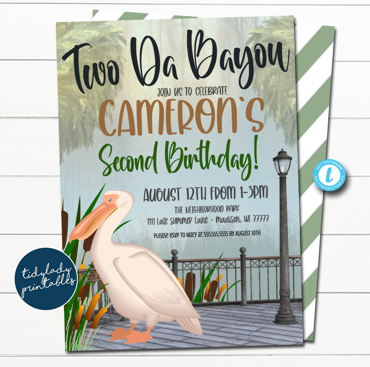 Louisiana Bayou Birthday Party Invitation, Kids Birthday Idea ...