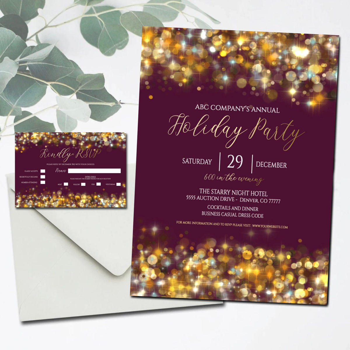 Company Holiday Party, Annual Christmas Corporate Work Event — TidyLady ...