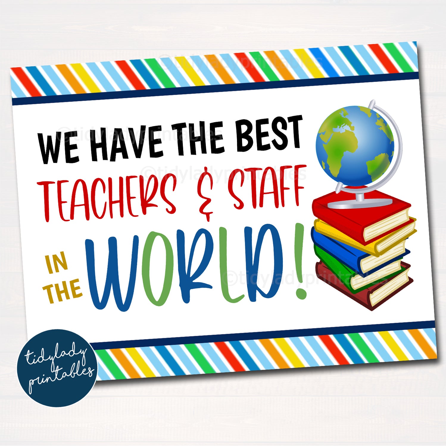 International World Theme Teacher Appreciation Week Party Set ...