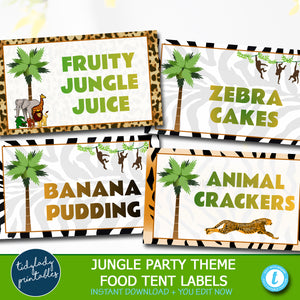 Jungle Theme Teacher Appreciation Week Printable Party Set — TidyLady ...