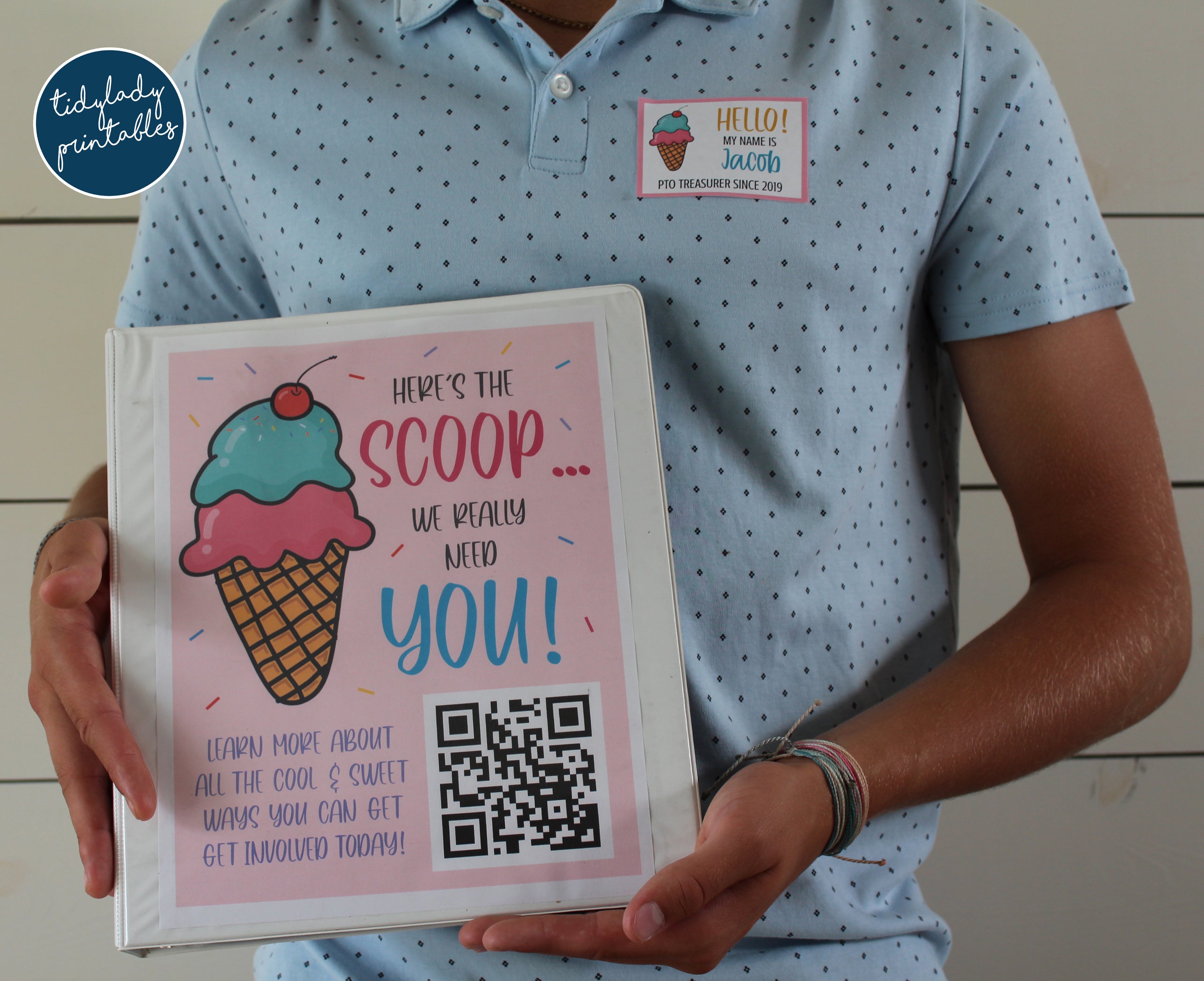 School Pto Volunteer Ice Cream Membership Sponsorship Drive — TidyLady ...