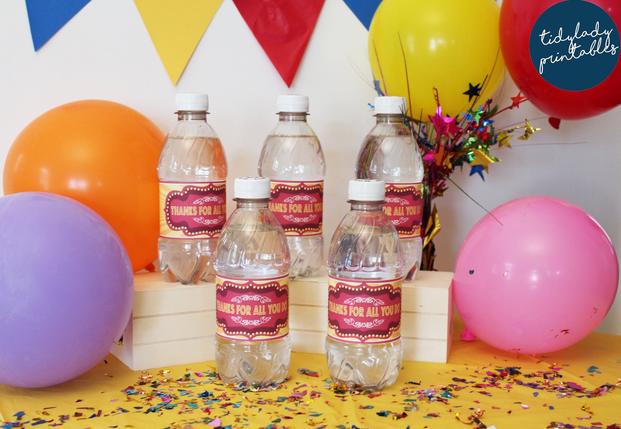 Circus Theme Teacher Appreciation Week Printable Party Set — TidyLady ...